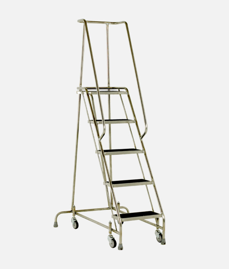 Narrow Aisle Spring Loaded Steps - Redhill Manufacturing
